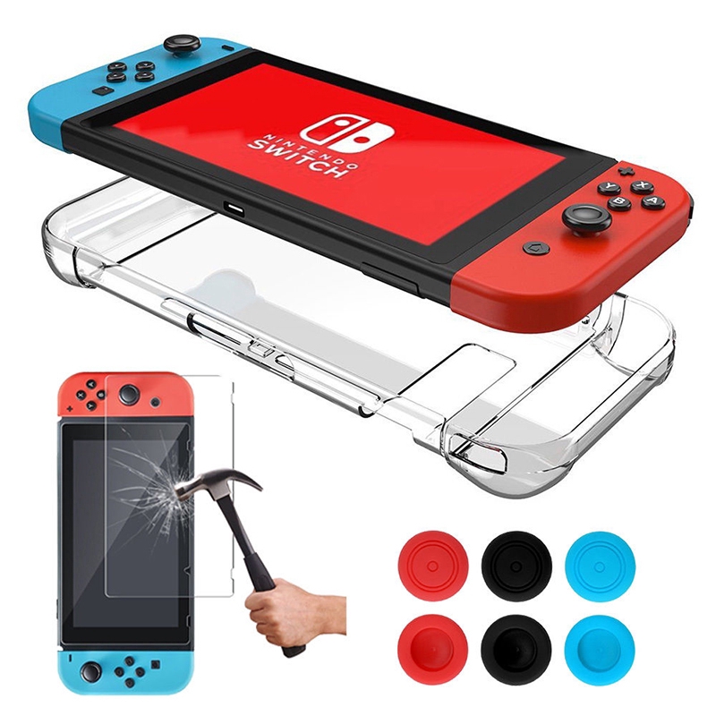 Nintendo Switch Protective Accessories Hard Case+Tempered Glass Screen ...