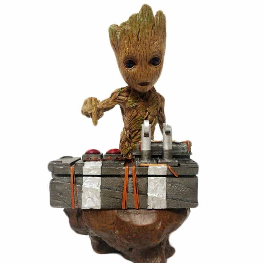 Guardians of the galaxy Baby Groot GOG Statue Action Figure Collectible ...