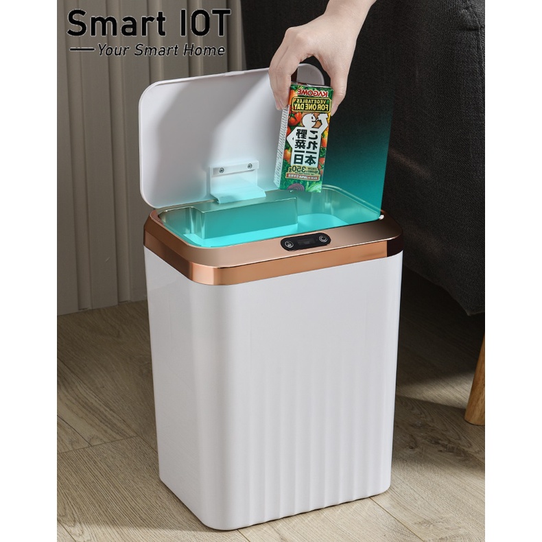 Nordic Design16L Large Size Automatic Touchless Smart Dustbin ...