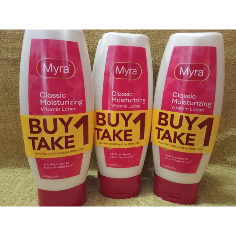 Buy 1take1 Myra E Classic Moisturizing Lotion 200ml | Shopee Philippines