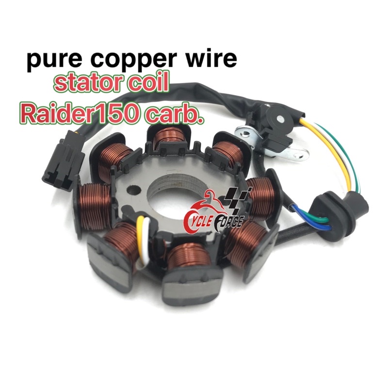 stator coil for raider150 carb type pure cooper wire raider 150 carb ...