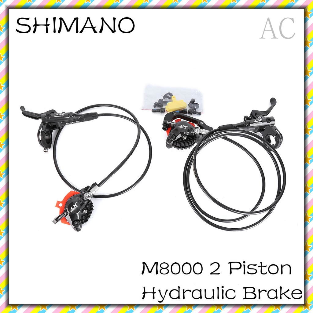 SHIMANO Deore XT M8000 M8100 Hydraulic Brake set Ice Tech Cooling Pads ...
