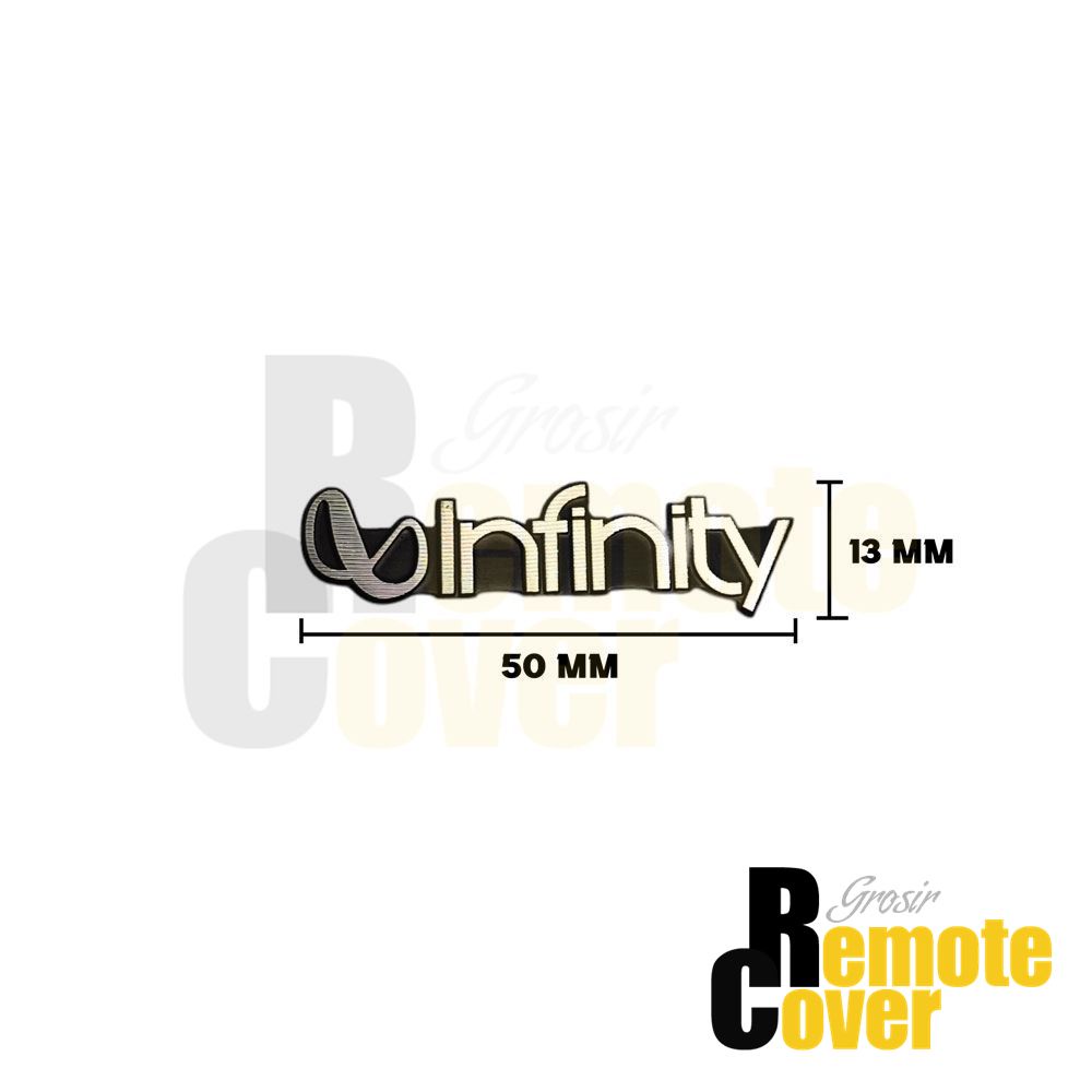 Aluminum Emblem Sticker Decals 3D Logo Infinity Audio Speaker | Shopee ...