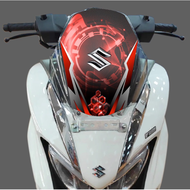 Suzuki Burgman Street WIND SHIELD Decal ‼️STICKER ONLY | Shopee Philippines