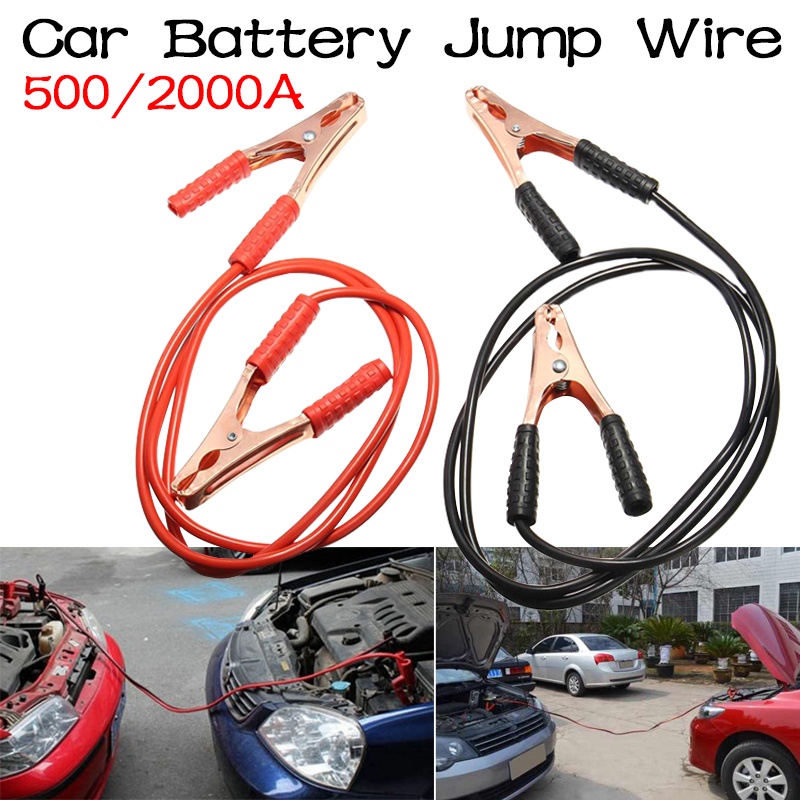 500A/1000A 2.2Meter car auto Emergency battery booster cable car ...