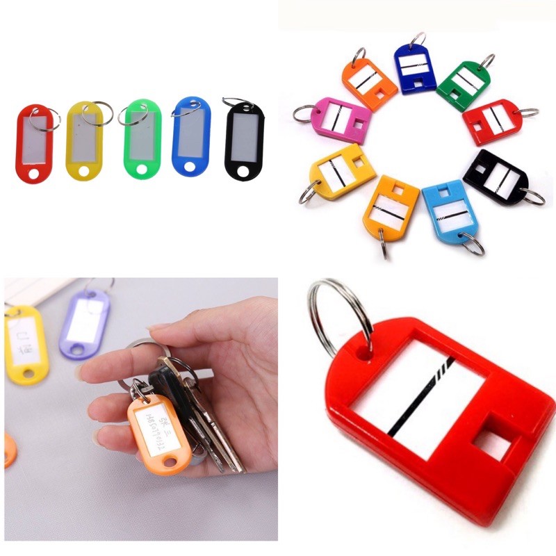 10pcs Keychain Label ID Name Room Key Tag | Shopee Philippines
