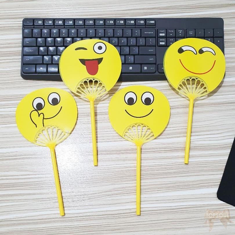 Emoticon Fan Pen Cute Smile Emoji Character Gel Pen | Shopee Philippines