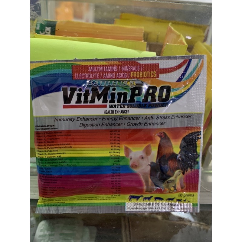 VitMinPro Multivitamins/Minerals/Electrolyte/Amino Acid/Probiotics 20 ...