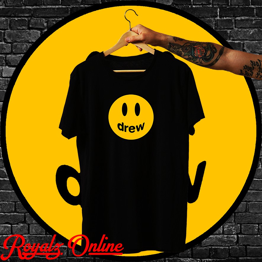 Drew Smiley Logo Front Print (Unisex For Men And Women) | Shopee ...