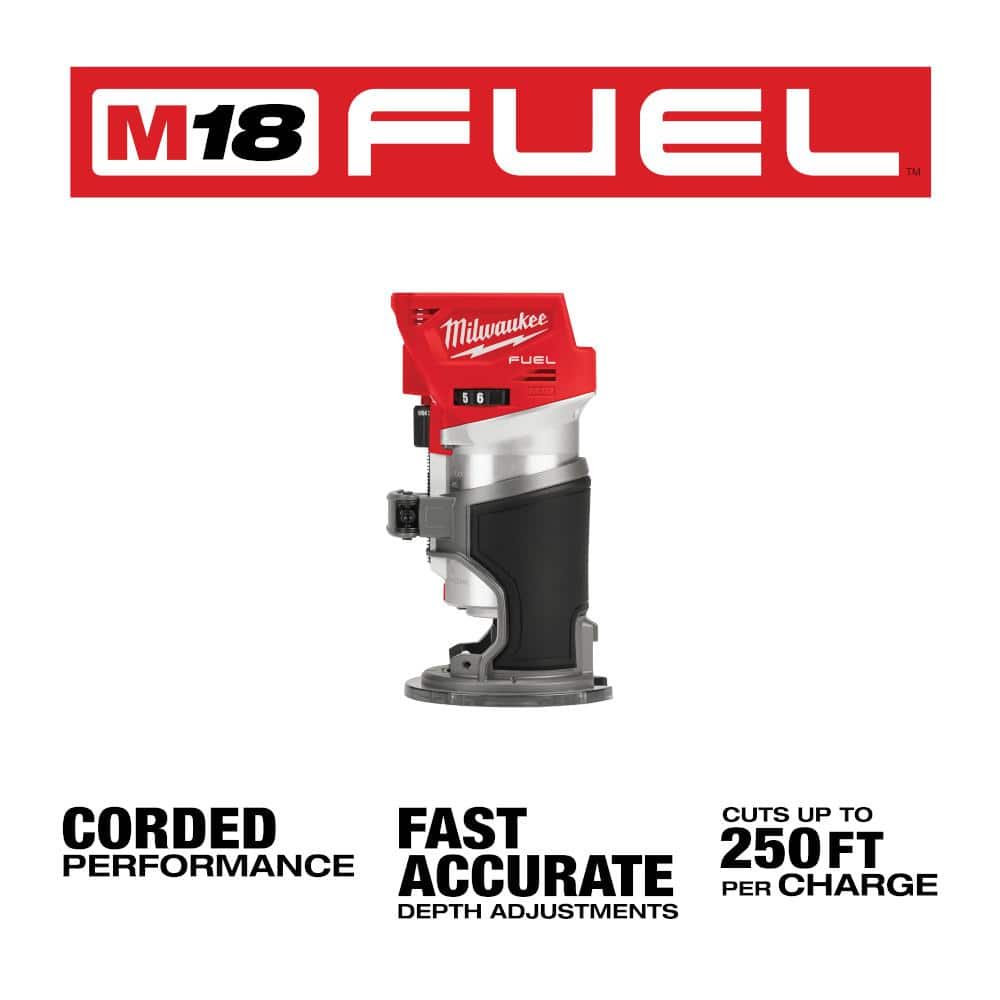 Milwaukee M18 FUEL Compact Router 2723-20 1/4" Collet | Shopee Philippines