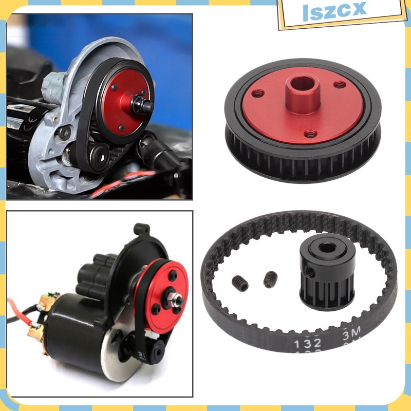 [Limit Time] Belt Drive Gear System for 1/10 RC Car Crawler Axial SCX10 ...