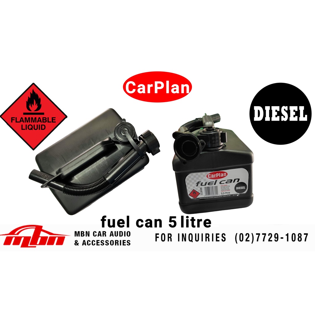 Car Plan Diesel Fuel Tank 5 Liter (Black) | Shopee Philippines