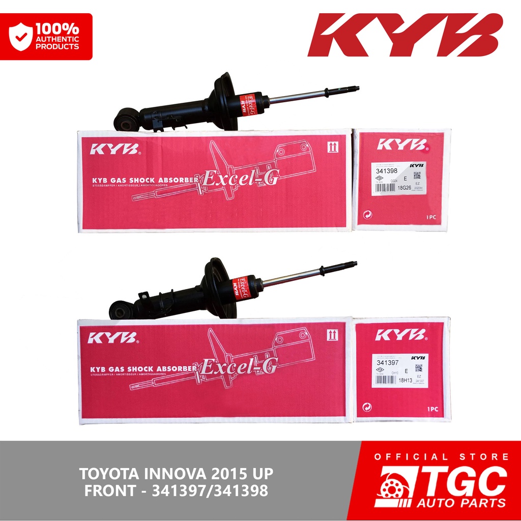 Kyb (Kayaba) Excel-G Shock Absorber for Toyota Fortuner 1st Gen 2005 ...