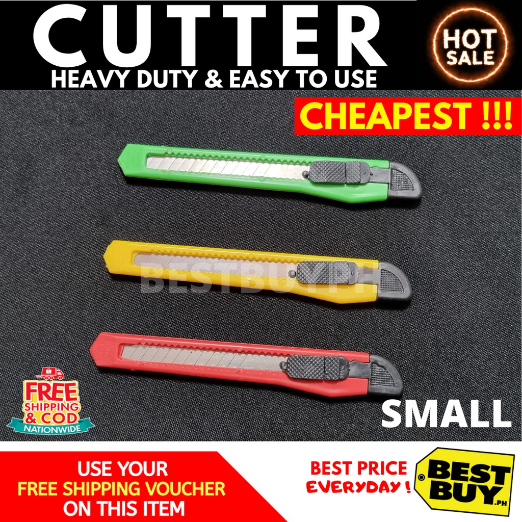 Retractable Cutter - Good Quality (SMALL) | Shopee Philippines