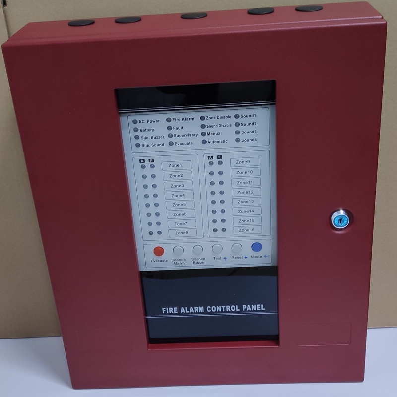 Conventional Fire Alarm Control System Control Panel 4/8/16 zones ...