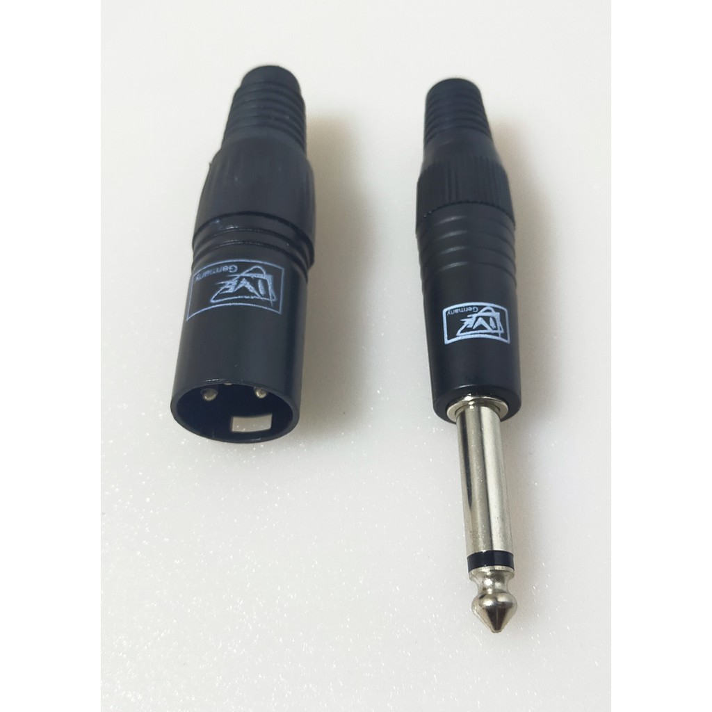 Live XLR Male and PL-55 Cable Connector | Shopee Philippines