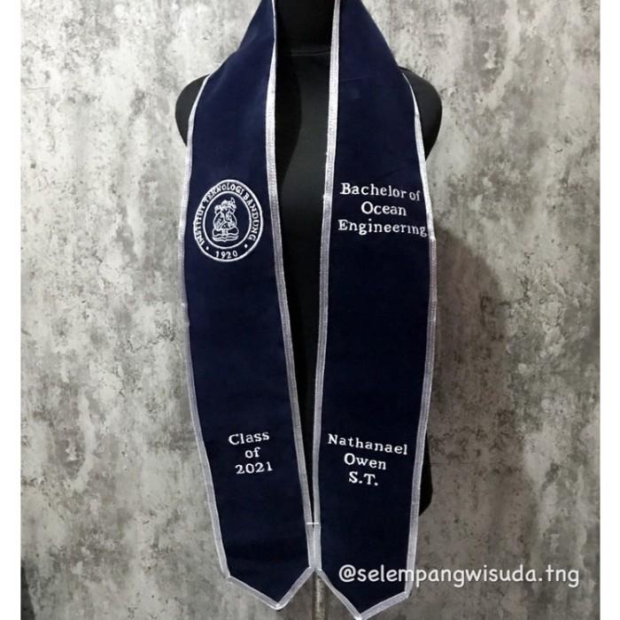 Graduation Sling Neck Velvet Flash.. Graduation Sash.Tng | Shopee ...