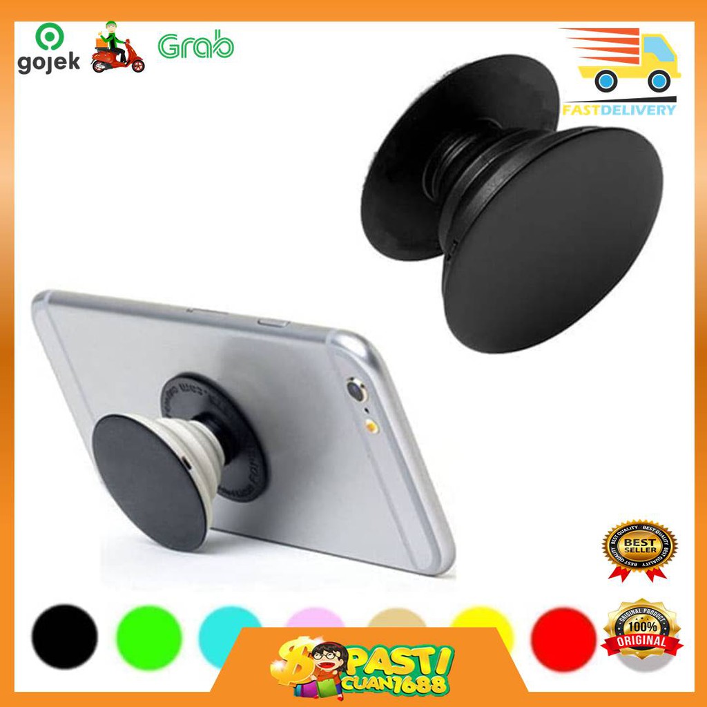 (Pacu1688) Plain POP SOCKET / POP SOCKET POP CLIP Color STANDING ...