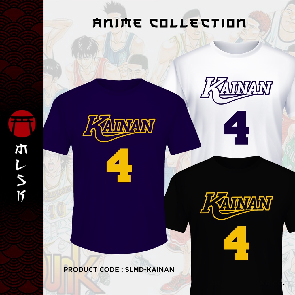 KAINAN SLAMDUNK ANIME T-SHIRT | KAINAN SLAMDUNK ANIME SHIRT | Shopee ...