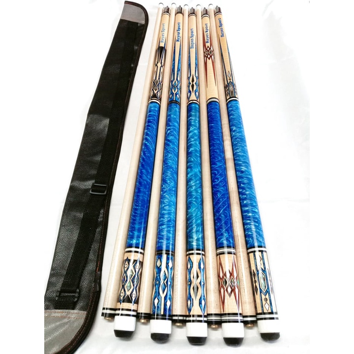 ANY 3 Pcs. PAMPANGA CAPIZ EMBOSSED CUE STICK [ TAKO NG BILYARAN ] WM ...
