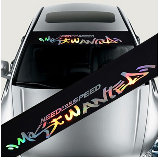Colorful Reflective Decoration Decals Car Stickers Styling Front ...