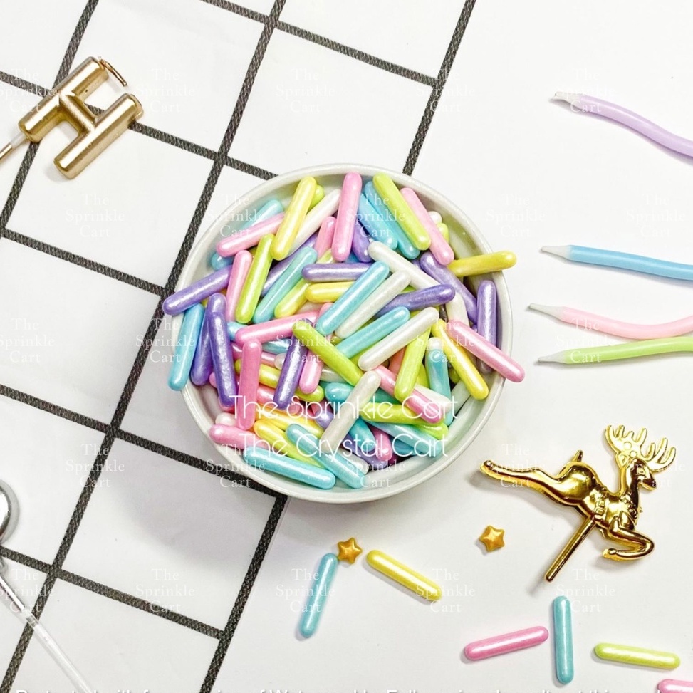 [NEW DESIGNS] Edible Sprinkles Dragees Rods Capsule for Cake decoration ...