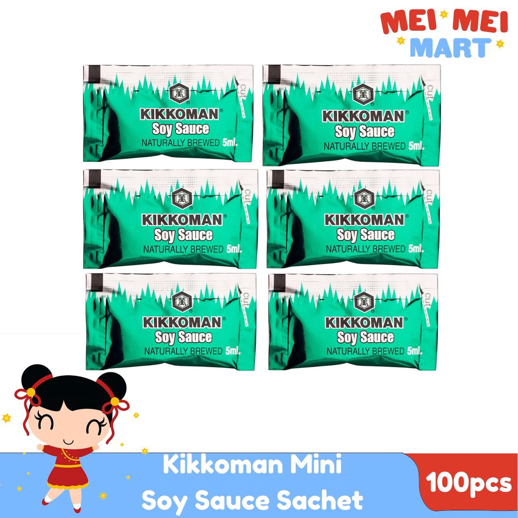Kikkoman Mini Soy Sauce Sachet 5ml 100pcs | Shopee Philippines