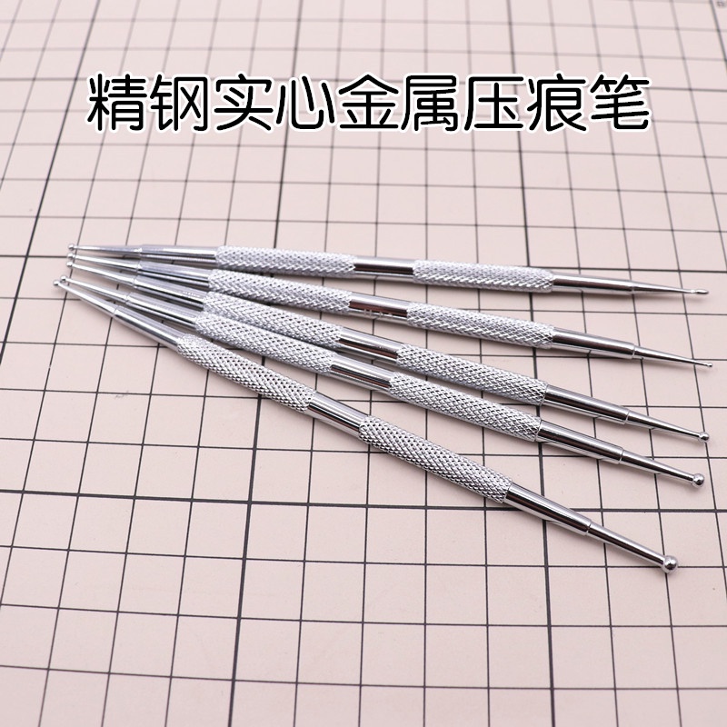MIAO Stainless Steel Indentation Pen Crimping Drawing Quilting Paper ...