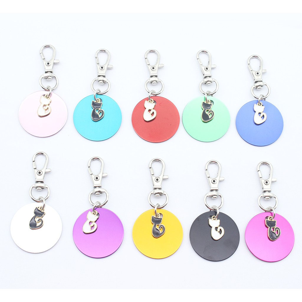 Personalized Round shape Tag Pet Id Tag Cat Tag Identification with ...