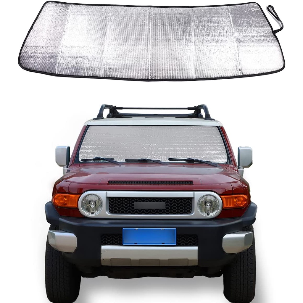 Windshield Sunshade Fit For Toyota FJ Cruiser 2007-2021, Folding Car ...