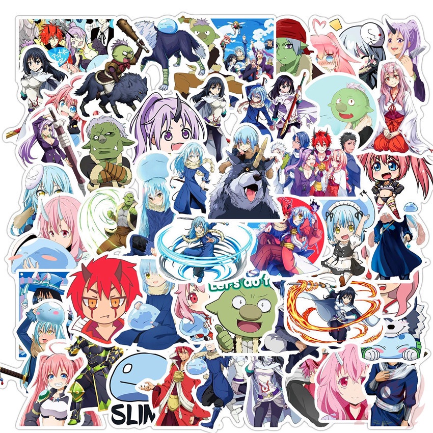 That Time I Got Reincarnated as a Slime Series 03 Stickers 50Pcs/Set ...