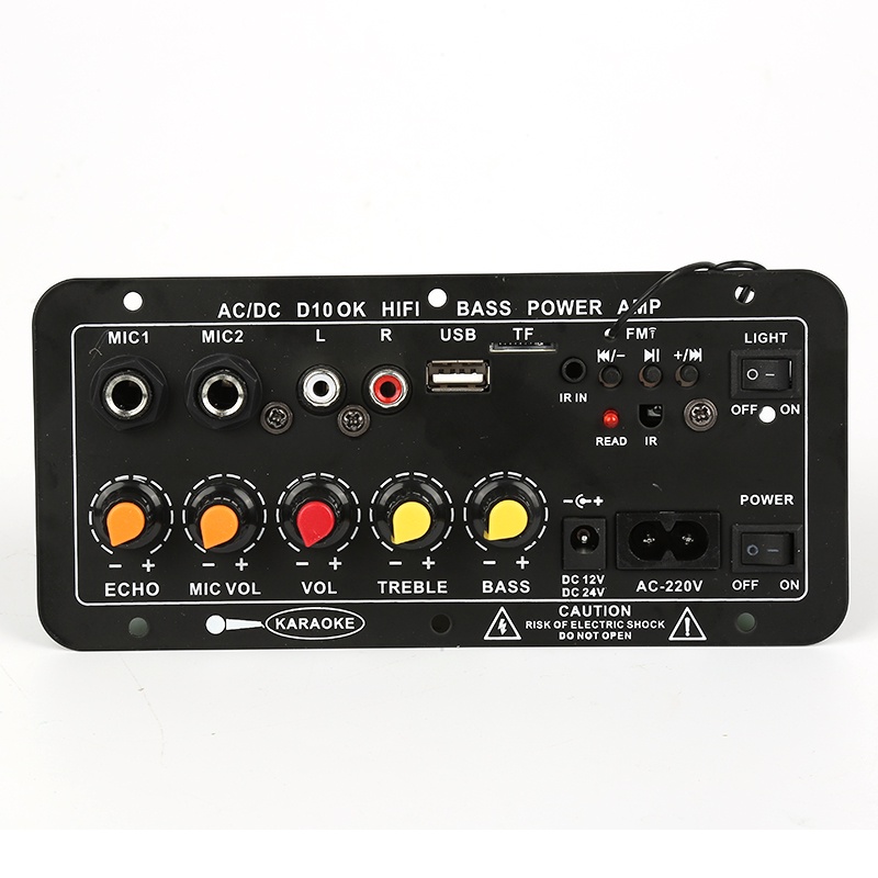 Digital Bluetooth Stereo Amplifier Board Subwoofer Dual Microphone ...
