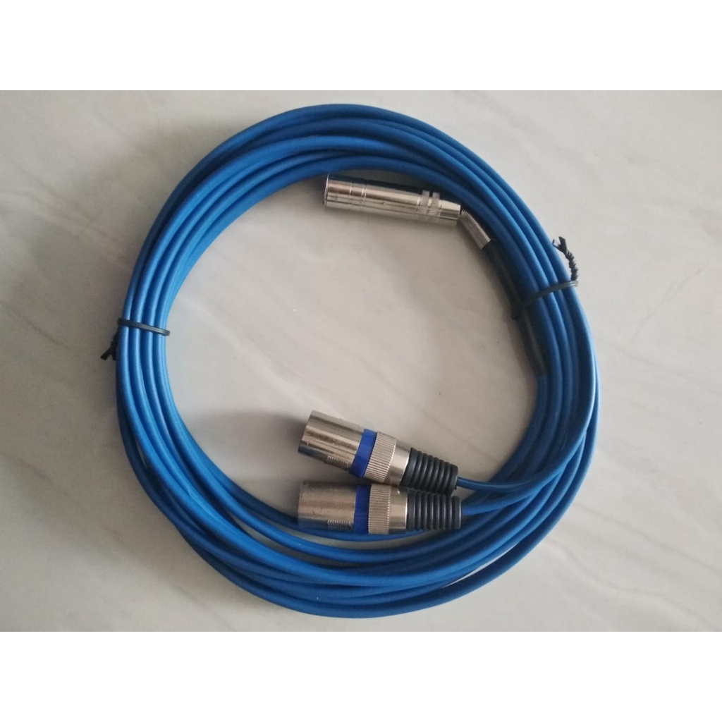 Kitani premium cable 5M Akai Stereo Socket to 2 Jack XRL Female ...