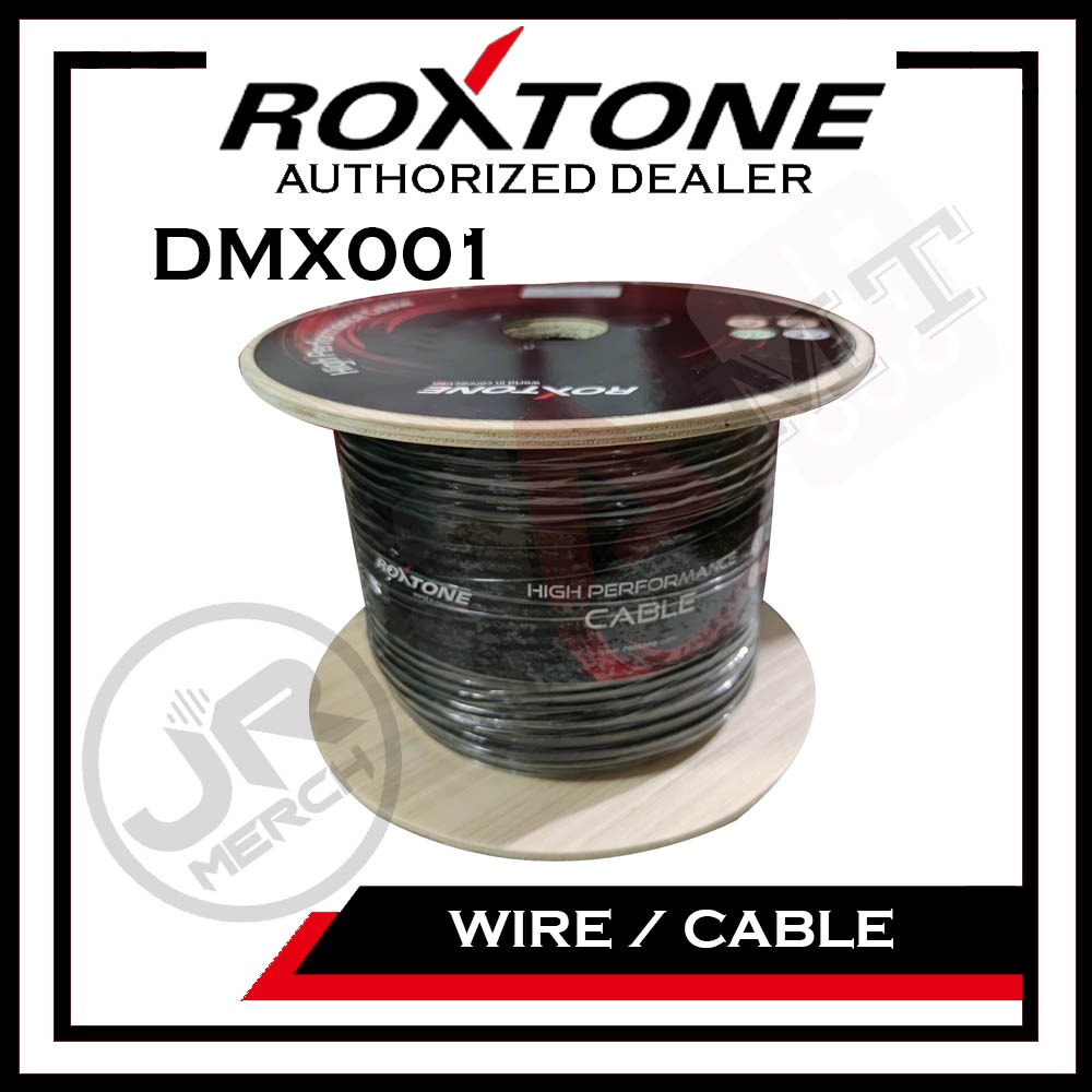 Roxtone 1 ROLL (DMX001L1000) AES/EBU & 24 AWG Heavy Duty DMX Cable Approx. 100 meters/roll ...