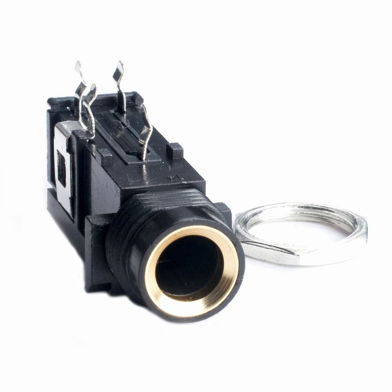 Ready stock* 1pcs,1/4" 6.35mm Audio STEREO TRS Female Panel Mount ...