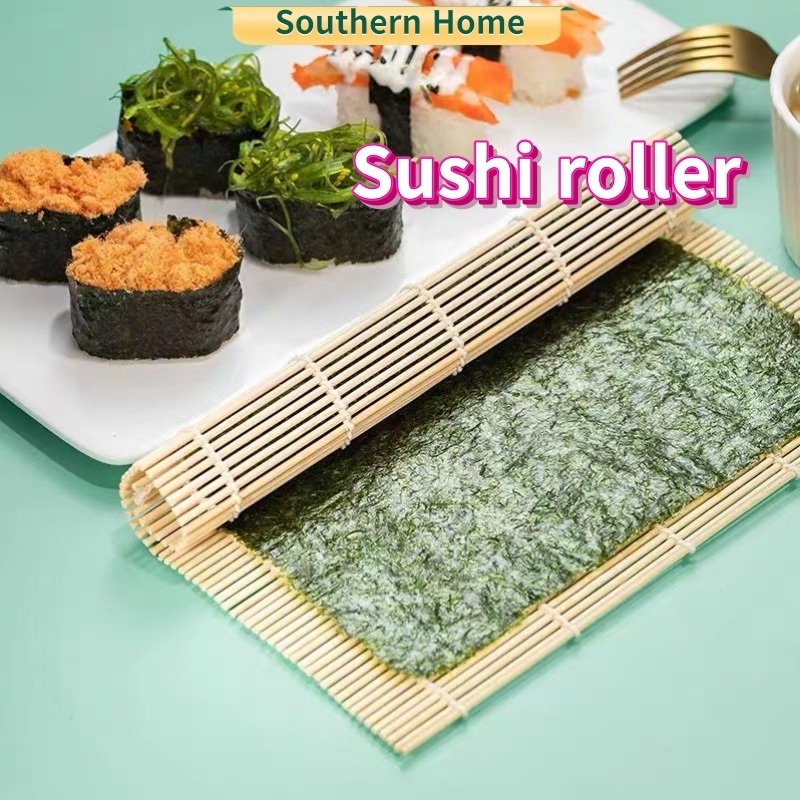 A59 COD Bamboo Rolling Mat DIY Bamboo Sushi Mat Rollers Sushi Tools ...