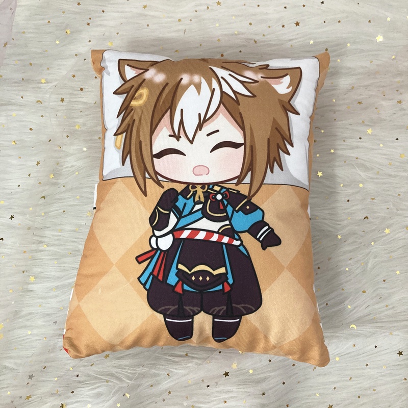 New Creative Genshin Impact Cute Pillow Sleeping Kazuha Plush Toy Hutao ...
