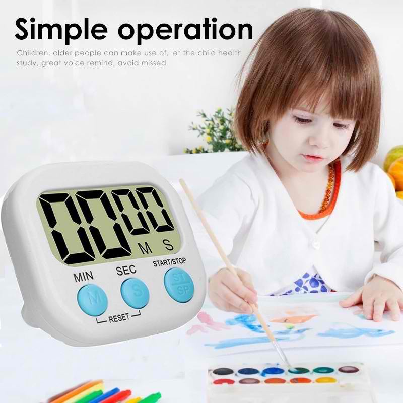 Digital Multipupose Timer Countdown Timer Magnetic Loud Alarm Clock ...