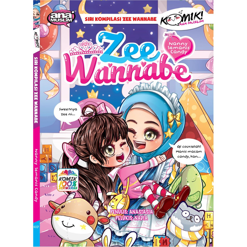 Ana MUSLIM - ZEE WANNABE Comic - NANNY As Sweet As CANDY | Shopee ...