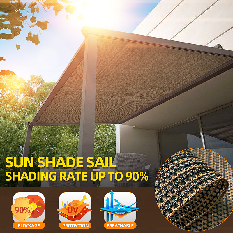 Anti-UV Sunshade Net Canopy Outdoor Sun Shade Net Car Garden Net ...