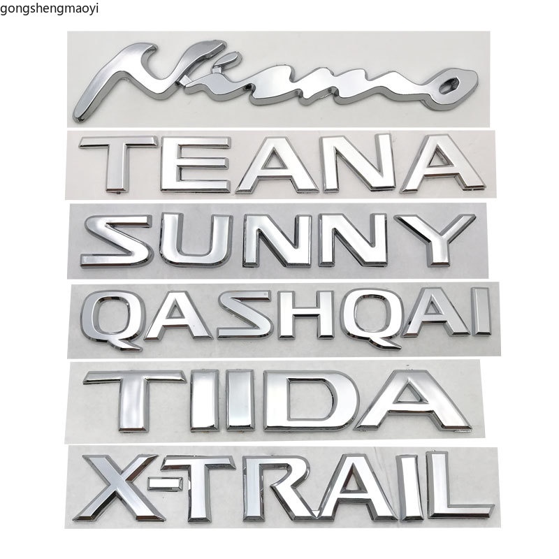 3D ABS Plastic Car Styling Nismo XTRAIL SUNNY TIIDA TEANA QASHQAI Car ...