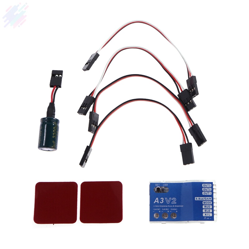 flash A3 V2 Flight Control Controller Stabilizer System for RC Plane ...