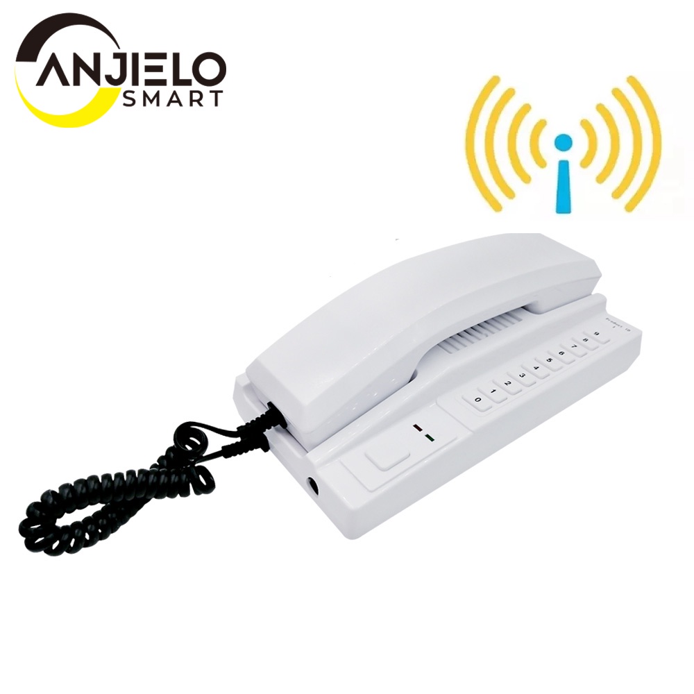 ANJIELO Telephone Intercom Wireless Secure Interphone Handsets ...