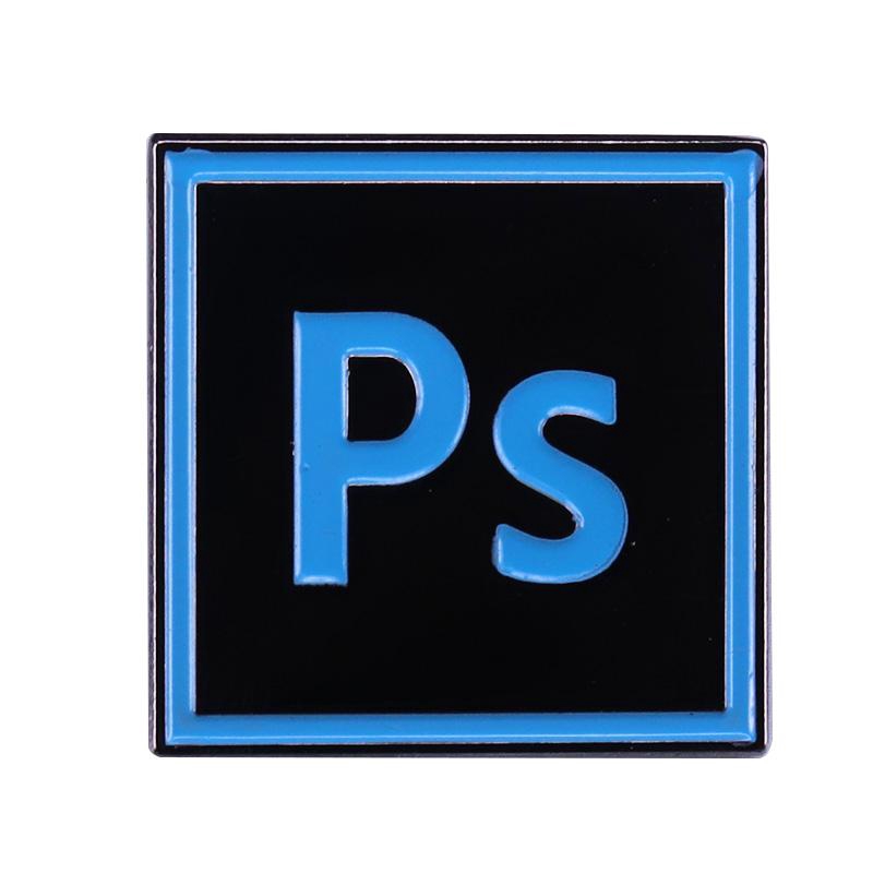 Classical photoshop icon enamel pin perfect gift for PS AI graphic ...
