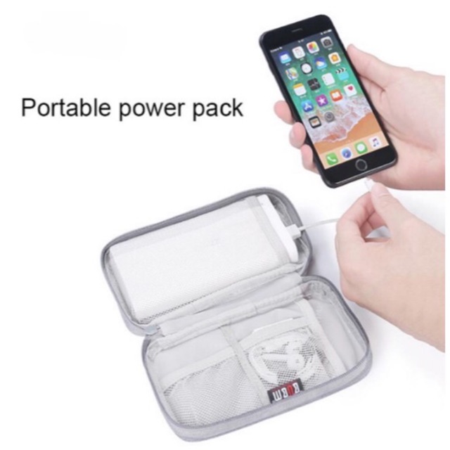 Durable Polyester Power Bank Pouch Storage Bag Mini Protable Travel ...