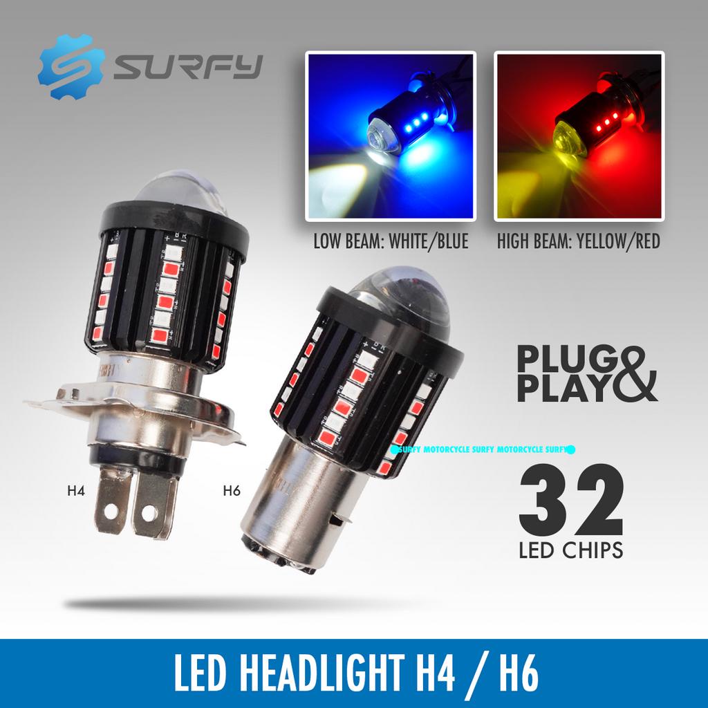 Firefly Headlight Hallogen Dual Bulb Hi/Low White&Blue Yellow&Red With ...