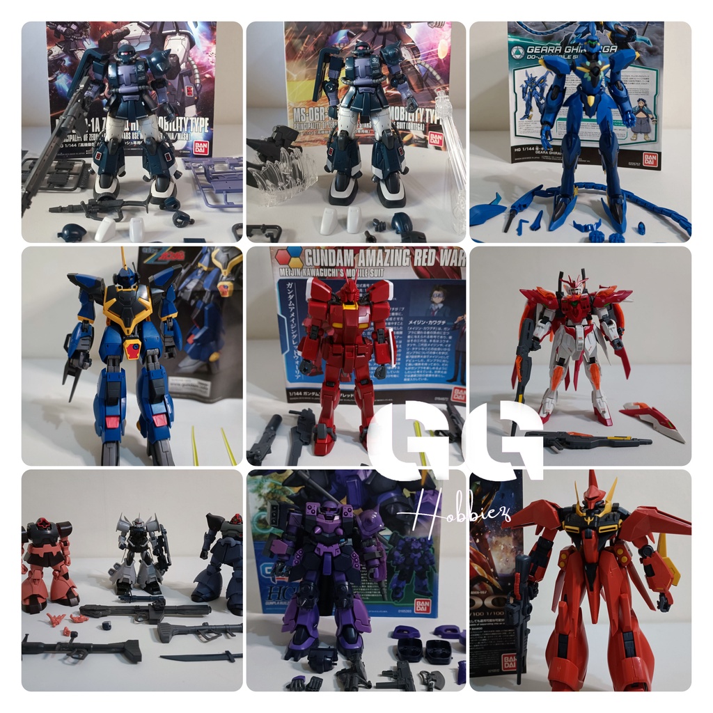 Bandai/Furai BUILT HG MODEL KITS/SCRAPS [WHAT YOU SEE IS WHAT YOU GET ...