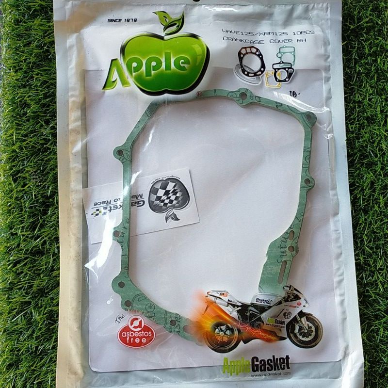 APPLE CRANKCASE GASKET (CLUTCH) WAVE125/XRM125 per pc | Shopee Philippines