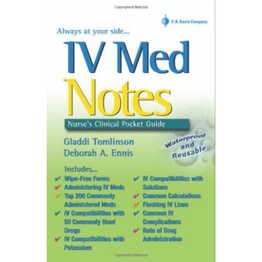 NURSING POCKET NOTES (NURSING CLINICAL POCKET GUIDE) NURSING NOTES 1 ...