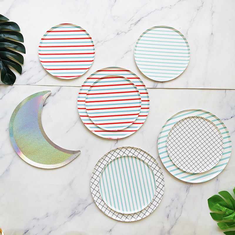 Event & Party Supplies High Quality 8pcs 9 Inch Disposable Paper Pizza ...